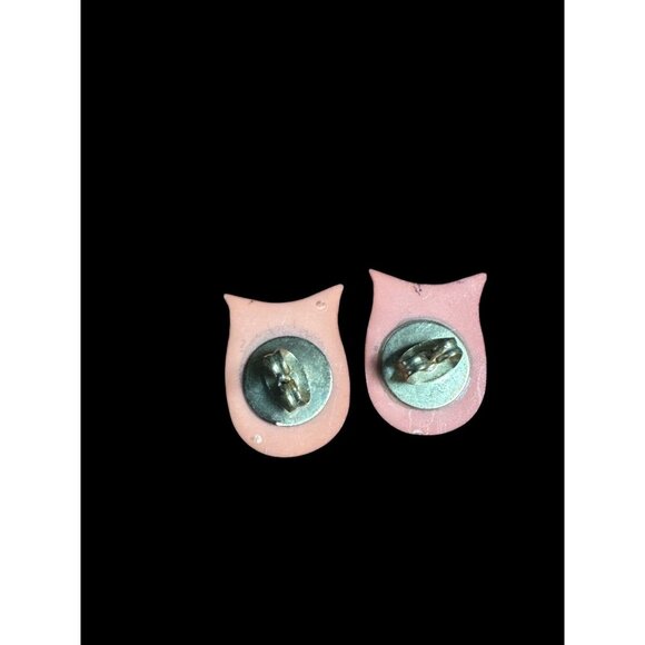 Unknown | Jewelry | Mini Owl Earrings Brown Red Craft Embellishments ...